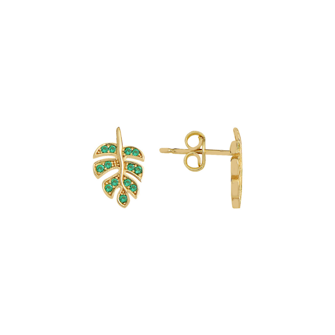 Swarovski monstera earrings store